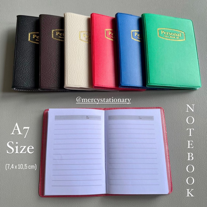 Jual Notebook Personal A7 156 Buku Catatan Kecil Diary Mini Note Book ...