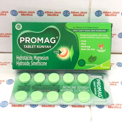 Jual Promag Tablet (1box Isi 3strip @10Tablet) - Obat Maag | Shopee ...