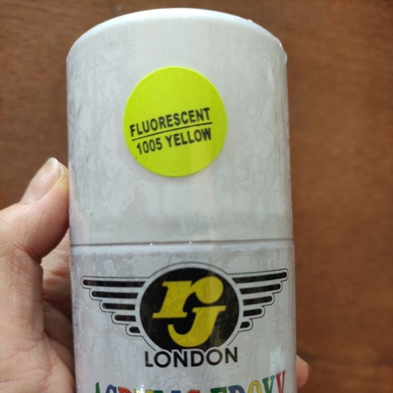 Jual cat semprot RJ (stabilo kuning) /acrylic epoxy spray pain RJ / cat ...