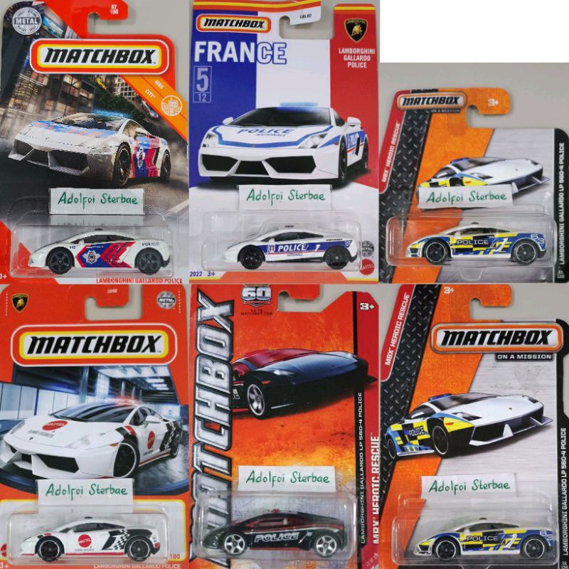 Jual matchbox Lamborghini Gallardo LP 560-4 police mbx heroic rescue ...