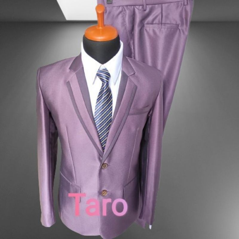 Jual 1 Setel jas taro semi woll jas wedding | Shopee Indonesia