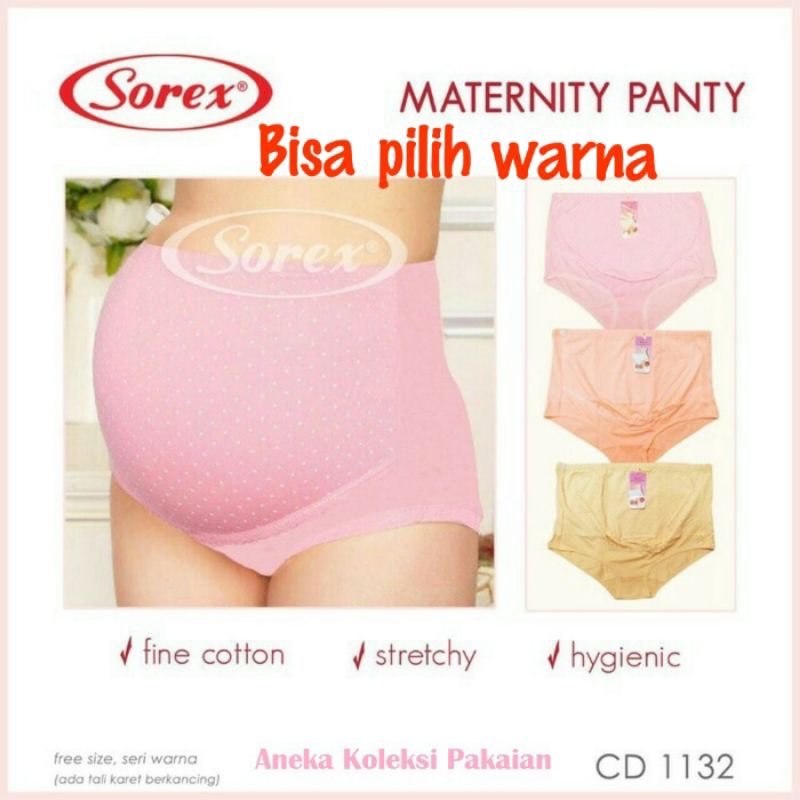Jual CELANA DALAM HAMIL SOREX 1132 MAXI / CD IBU HAMIL TUTUP PERUT | Shopee Indonesia