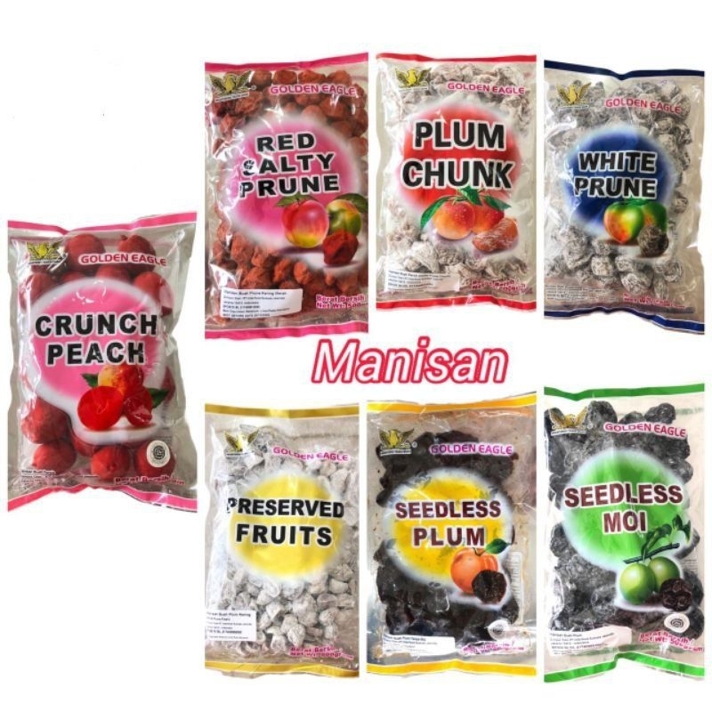 Jual Manisan Buah Golden Eagle Kiamboi Plum Chunk /Buah Plum Hitam ...