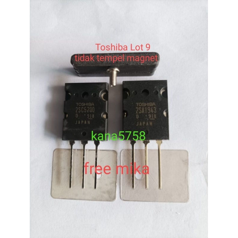Jual Transistor Toshiba 2SC5200 2SA1943 Original Lot 918 + Mika | Shopee Indonesia