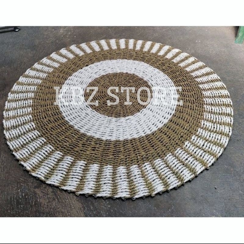 Jual Rug Seagrass Bulat 60cm / Karpet Anyaman Lantai / Background Foto ...
