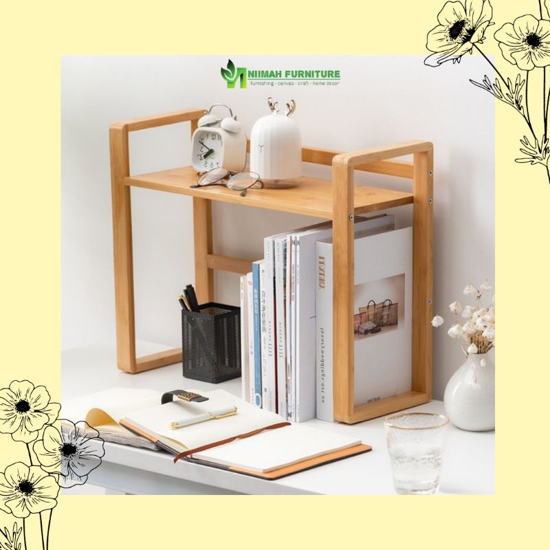 Jual Desk Organizer / Organizer meja / Rak Buku Kayu Jati Belanda ...