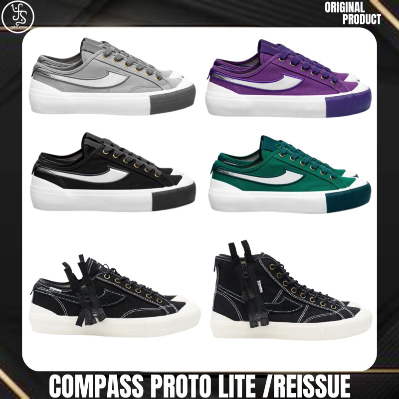 Jual [ORIGINAL] Sepatu Compass Proto Reissue 1 / Lite High & Low Brand ...