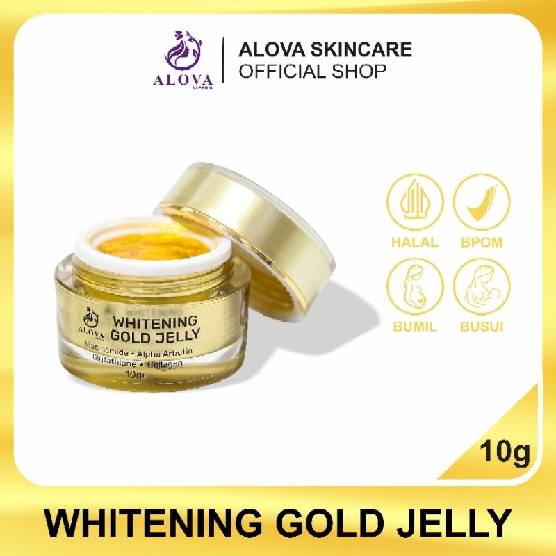 Jual WHITENING GOLD JELLY ALOVA SKINCARE | Shopee Indonesia