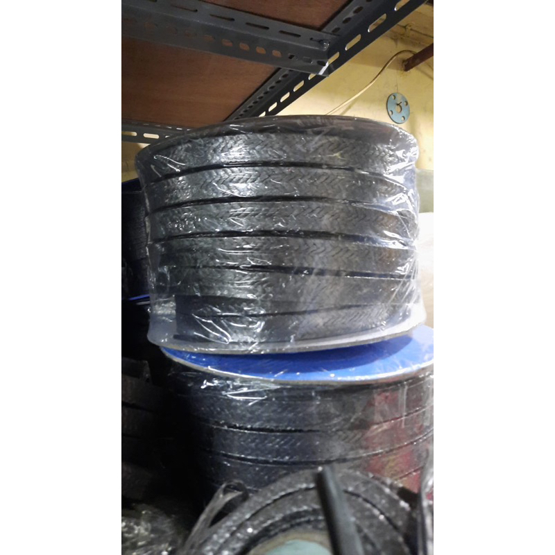 Jual Gland packing pure graphite with wire Tebal 6mm, 8mm, 10mm,12mm ...