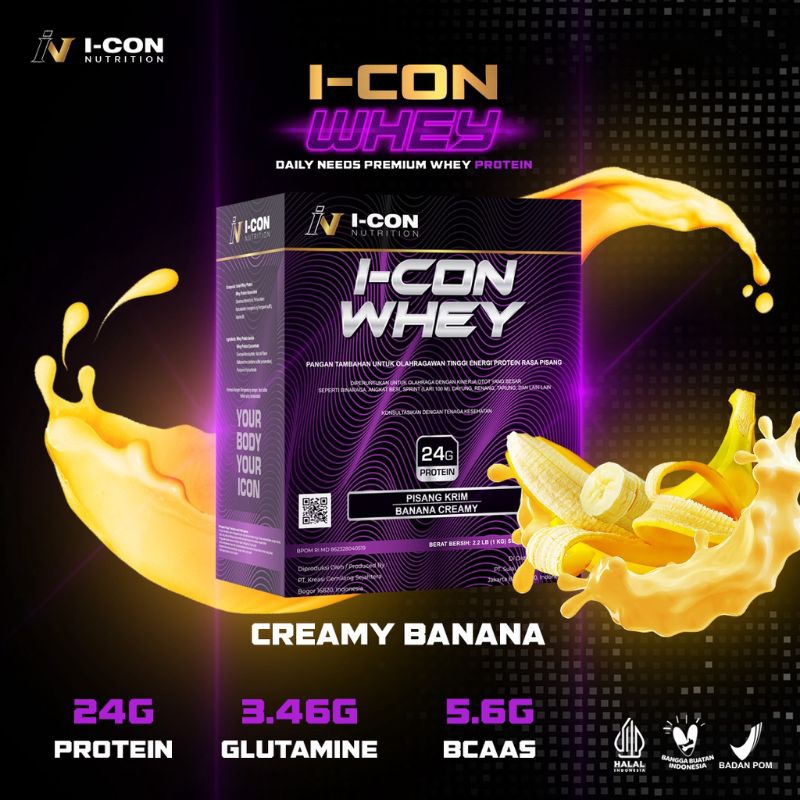 Jual Whey Protein Icon Whey Box | Shopee Indonesia