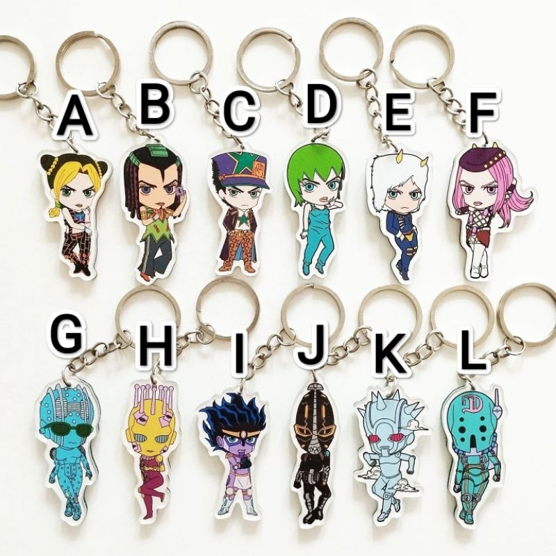 Jual Keychain Anime Jojo no Kimyou na Bouken 5 Jojo's Bizarre Adventure ...