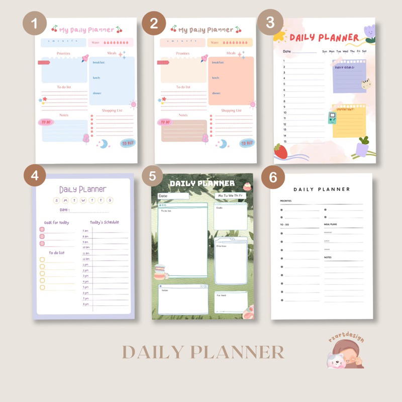Jual Poster Daily Planner | Shopee Indonesia