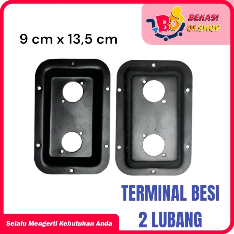 Jual TERMINAL BESI BOX SPEAKER SEGI TERMINAL SPEAKON 2 LUBANG | Shopee ...