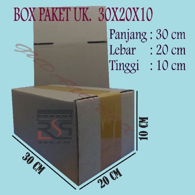 Jual Kardus packing uk. 30x20x10 Box packaging online murah carton box ...