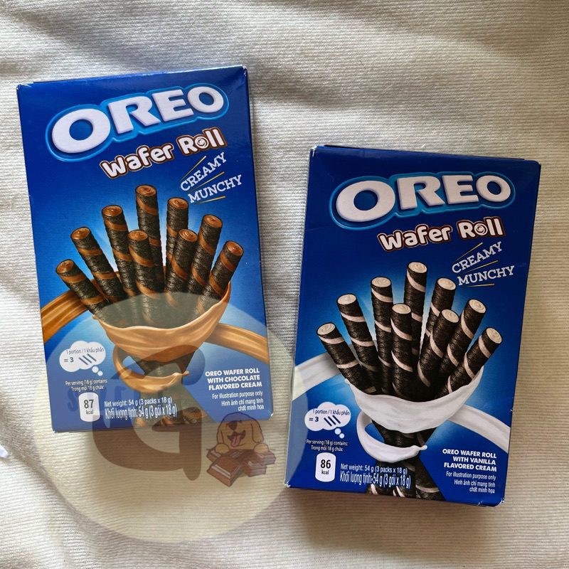 Jual Oreo Wafer Chocolate Roll / Vanilla / Milk | Shopee Indonesia