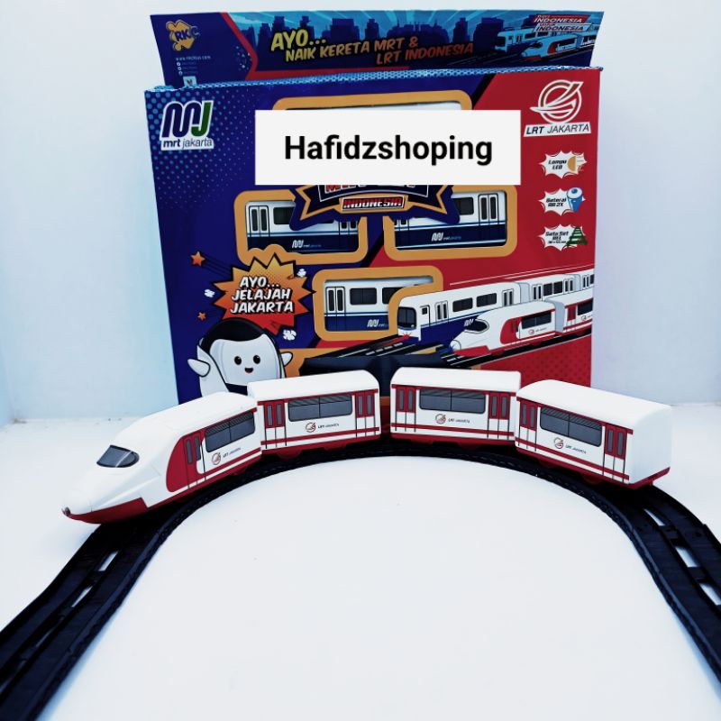 Jual MAINAN KERETA API CEPAT MRT LRT SATU SET | Shopee Indonesia