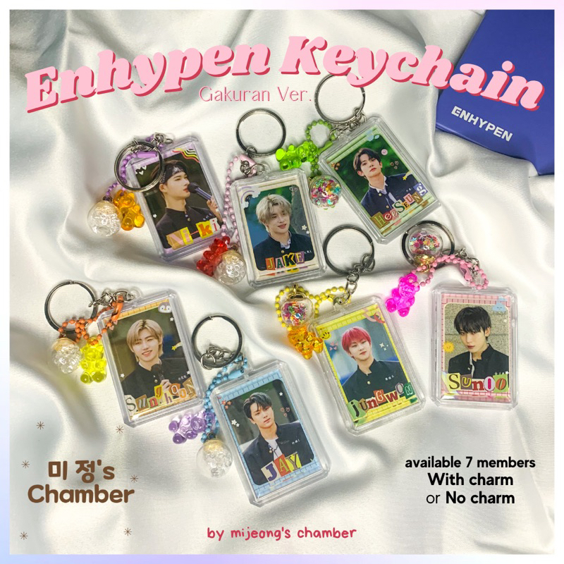 Jual Keychain Enhypen in Gakuran Ver. Gantungan Kunci Ganci Enha ...