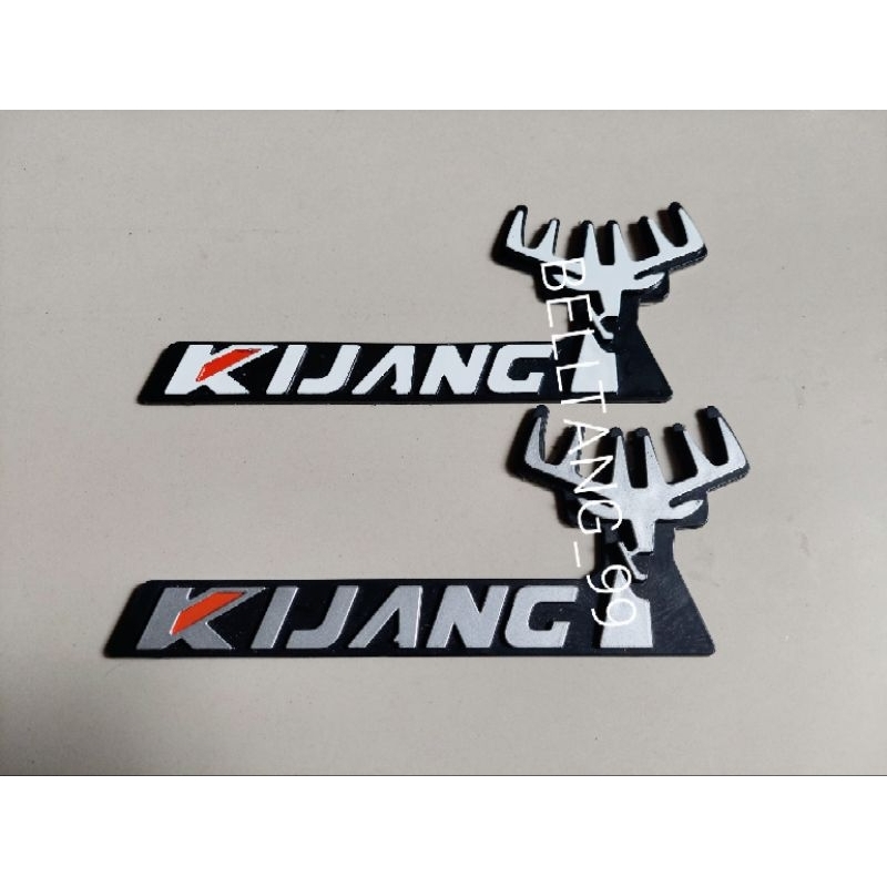 Jual Emblem logo tulisan kepala kijang/emblem logo kijang tanduk ...