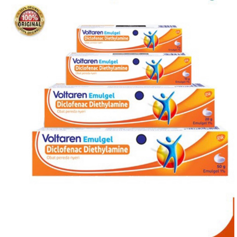 Jual Voltaren emulgel 10 gram | 20 gram | 50 gram (Gel penghilangkan nyeri otot & sendi ...