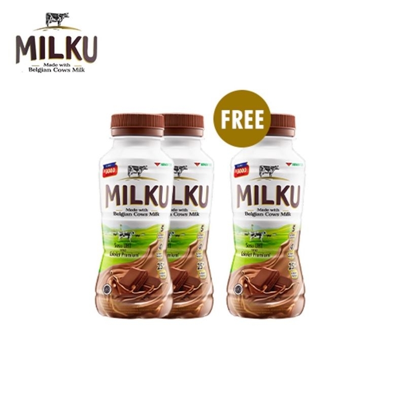 Jual MILKU SUSU COKLAT 200 ML | Shopee Indonesia