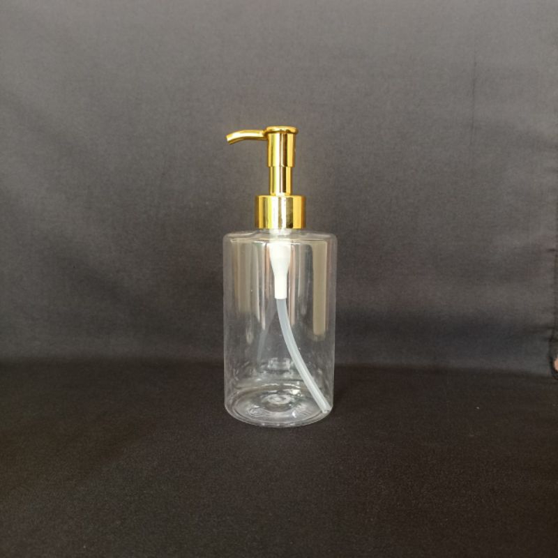 Jual Botol Pump 250 ml Rf dioly Bening/Botol Pump 250 ml Tutup Pump Luxury Gold silver Wadah ...