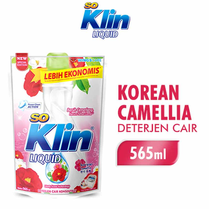 Jual SOKLIN LIQUID CAIR SACHET 565ml ANTI BACTERIAL DETERGEN PAKAIAN ...