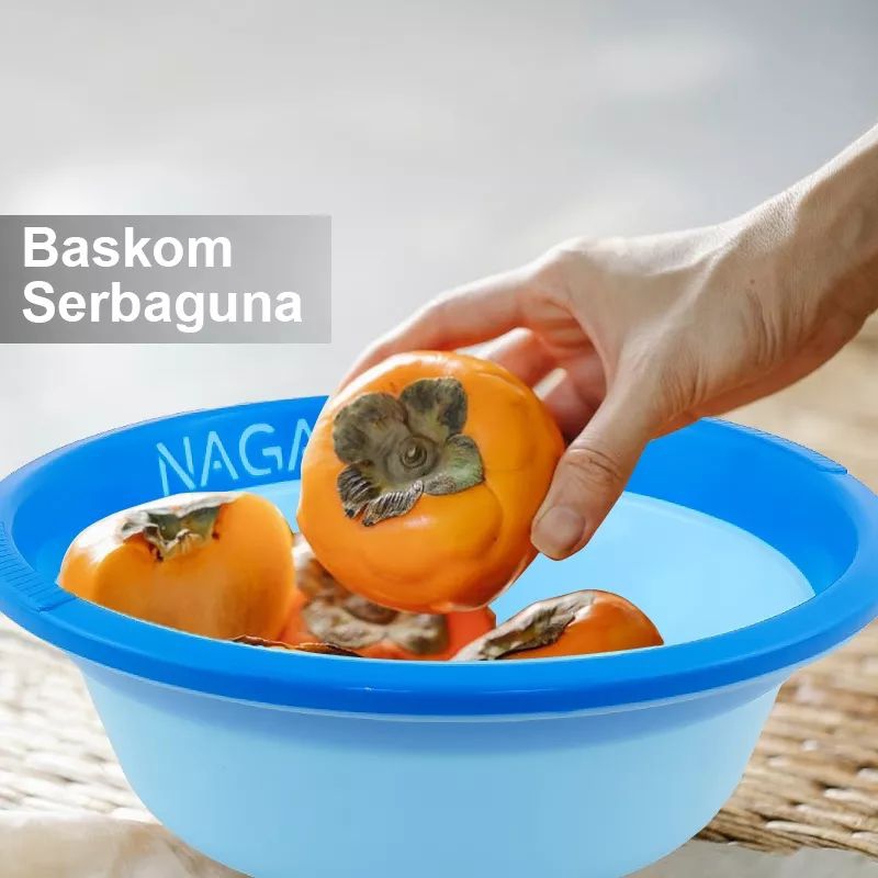 Jual Baskom nagata 8810 / wadah plastik bulat nagata tebal 26cm ...