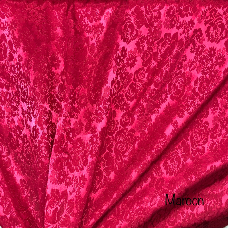 Jual Kain Jaguard Jaquard Jacqard Jacquard Silk Silky Semi Sutra ...