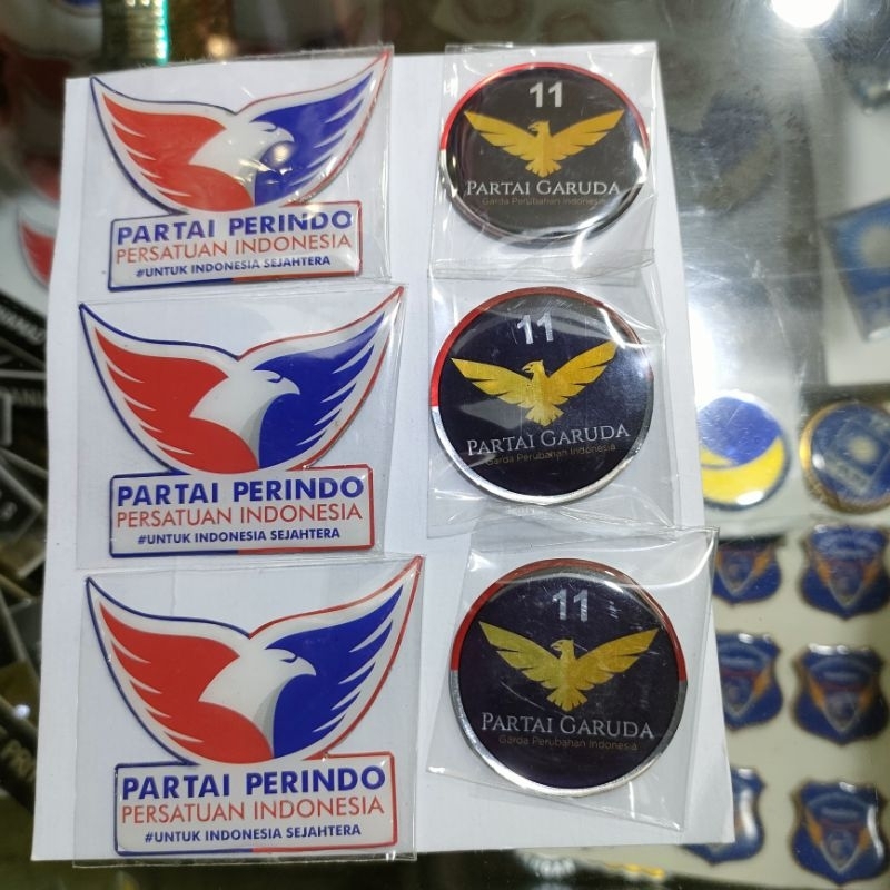 Jual pin partai semua partai ada pake magnet | Shopee Indonesia