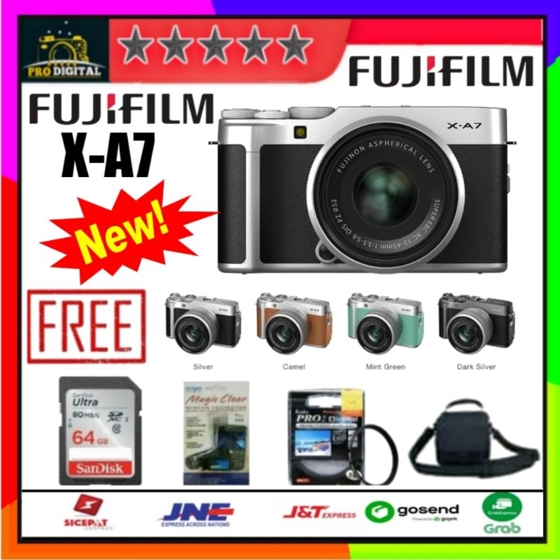 Jual Fujifilm X-A7 Kit XC 15-45mm / Kamera Mirrorless XA7 Fujifilm XA7 ...