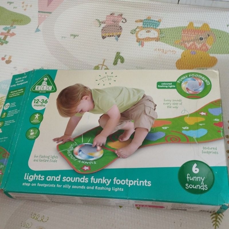 Jual ELC lights and sounds funky footprints | Shopee Indonesia