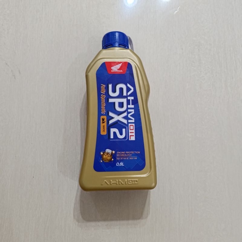 Jual OLI SPX2 OIL MESIN SPX 2 MATIC MATIK 10W-30 HONDA AHM 800ML 0.8L ...