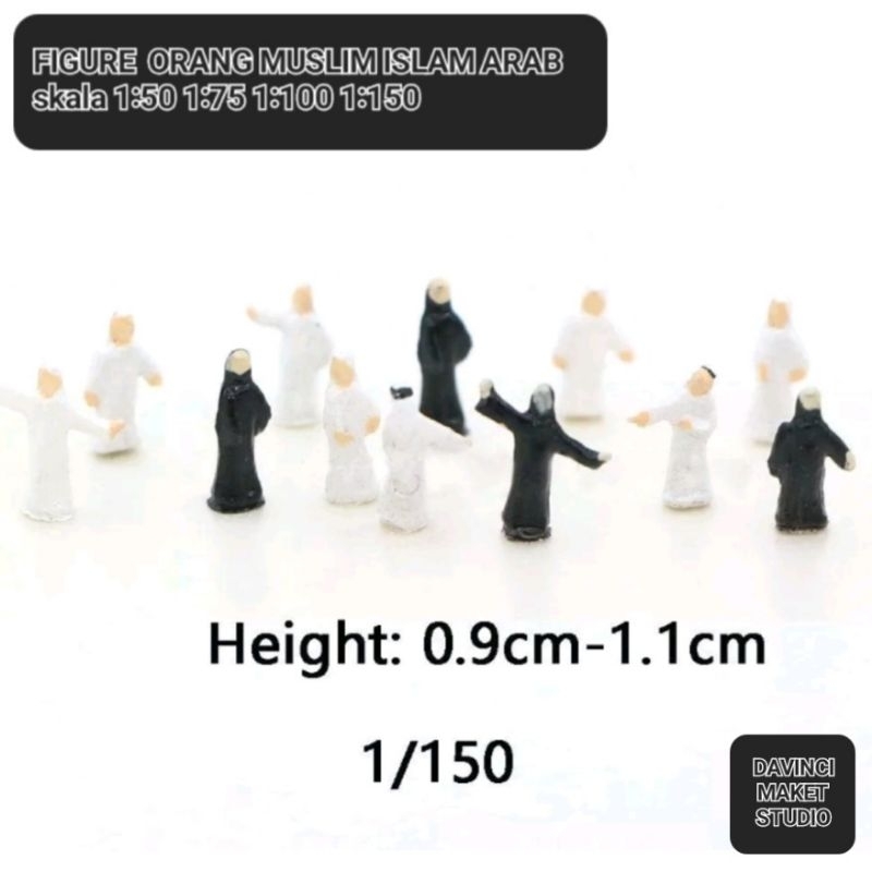 Jual Miniatur Manusia Orang Islam Muslim Arab Maket Diorama - Islamic ...