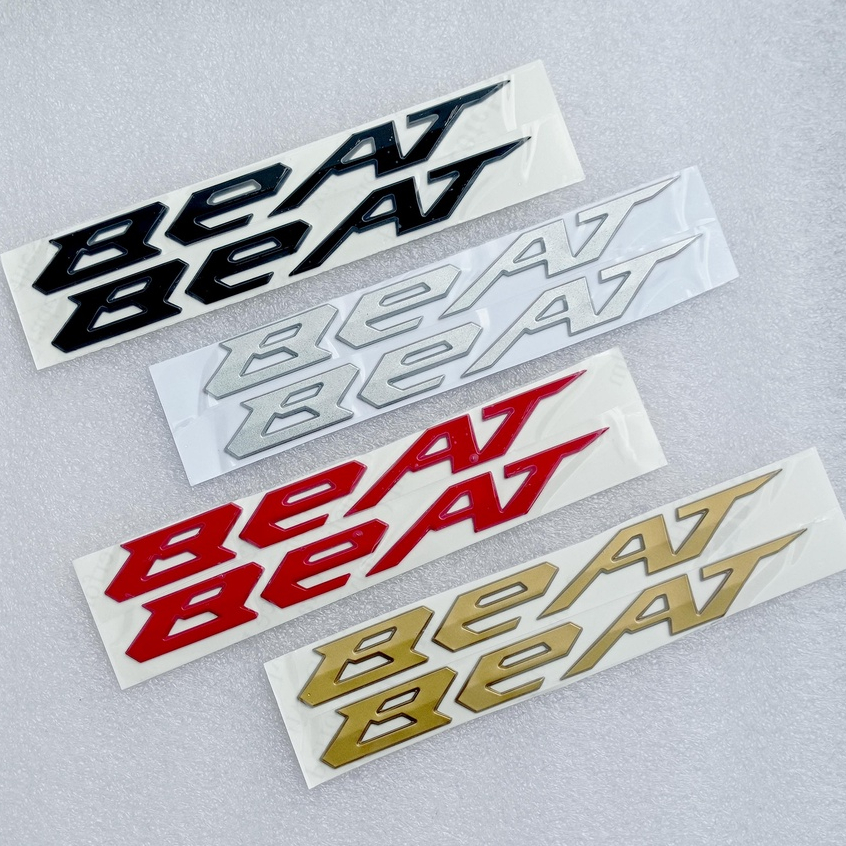 Jual Emblem Logo BEAT 3D High Quality 2PCS (Sepasang Kanan Kiri ...