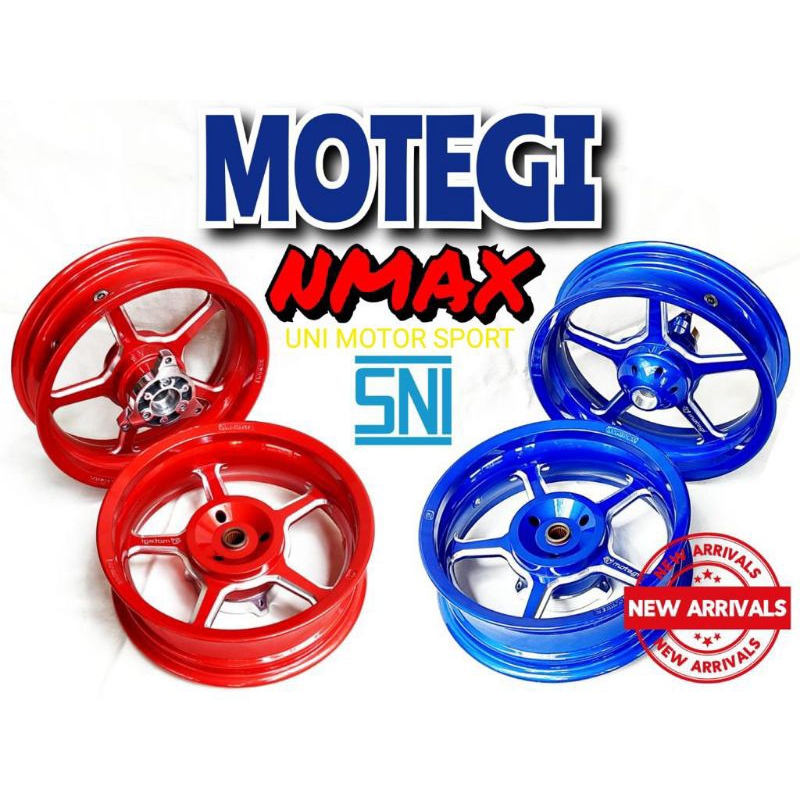 Jual Velg Power Motegi Nmax Old / Nmax New 350/400 Ring 13 | Shopee ...