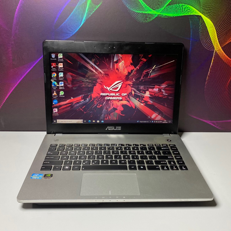 Jual Laptop ASUS N46VM Intel Core i7 Gen 3 Ram 4GB SSD 256 Nvdia ...