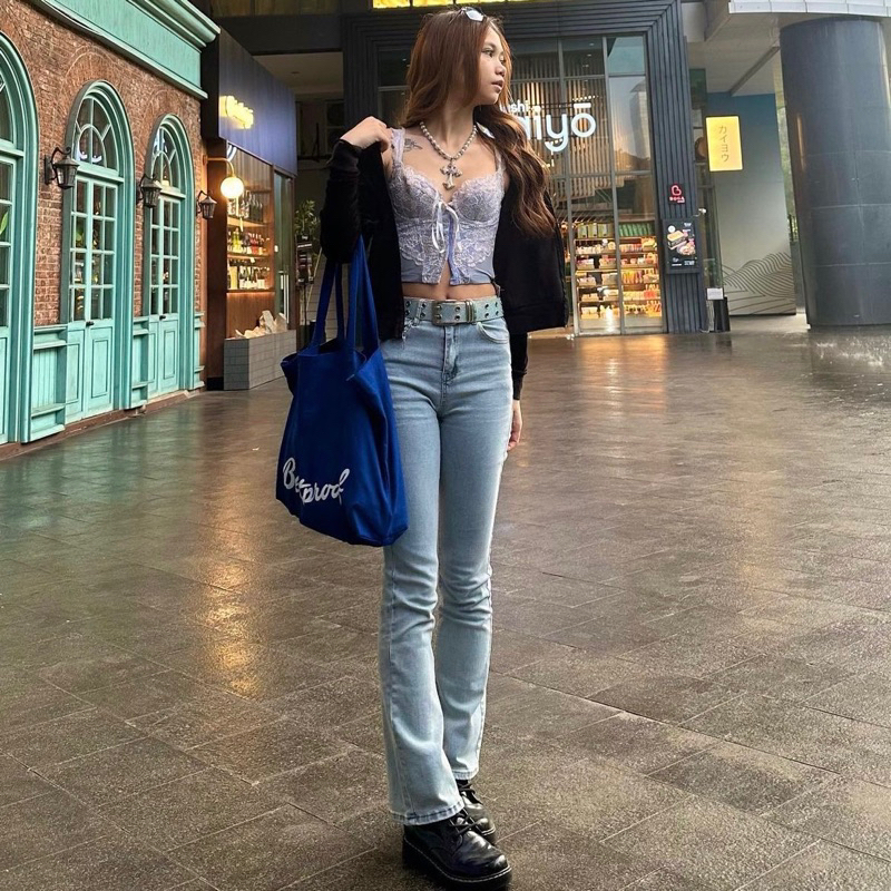 Jual ASPEN FLARE JEANS (WAJIB BACA DESKRIPSI) | Shopee Indonesia