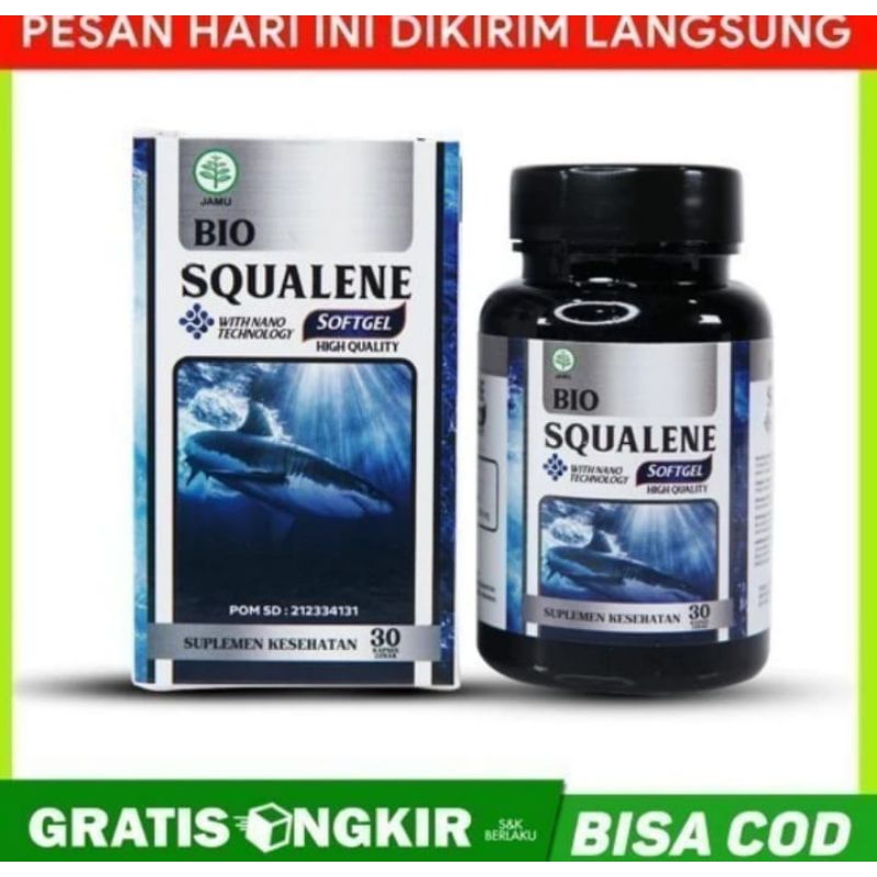 Jual Bio Squalene Vitamin Minyak Hati Ikan Hiu (Squalane/Squalen ...
