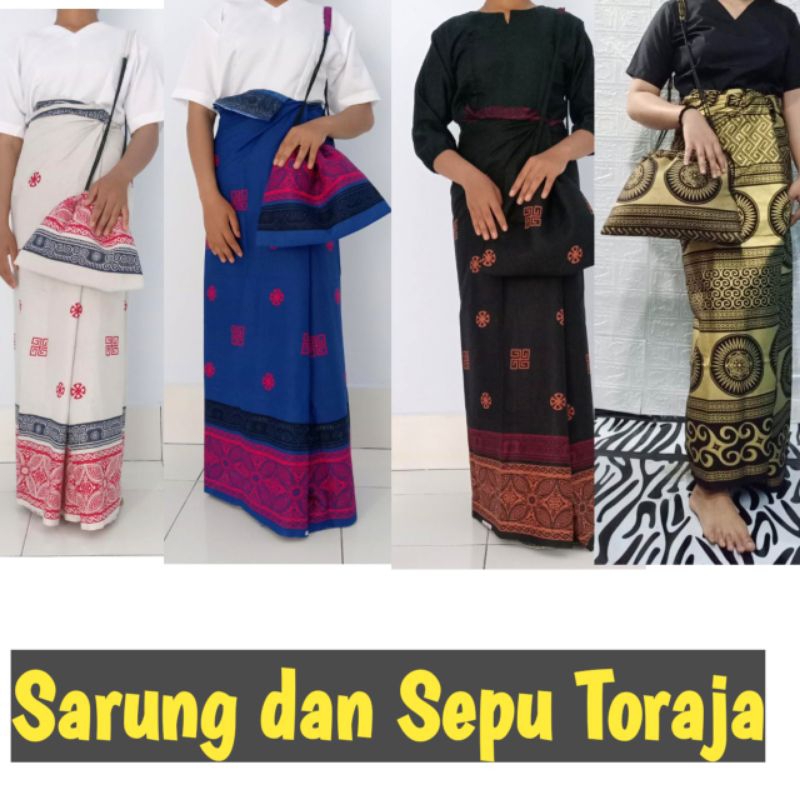 Jual Promo Sarung Toraja +Sepu | Shopee Indonesia