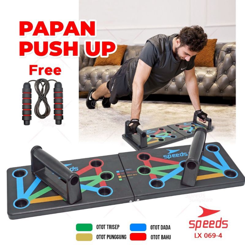 Jual Alat Olahraga PUSH UP BOARD dan STAND Latihan Akmil Polisi Militer ...