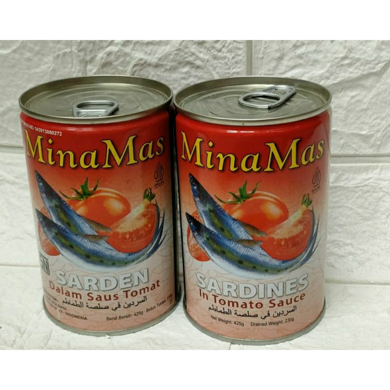 Jual Sarden mina mas/sarden dalam saus tomat | Shopee Indonesia
