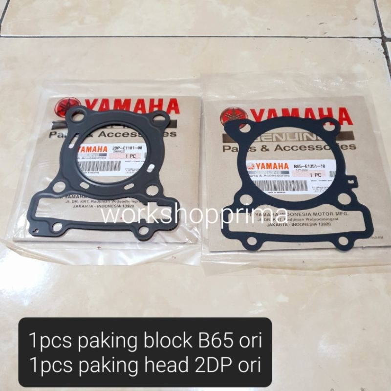 Jual paking blok Mesin head atas bawah block seher nmax 150 n max new ...