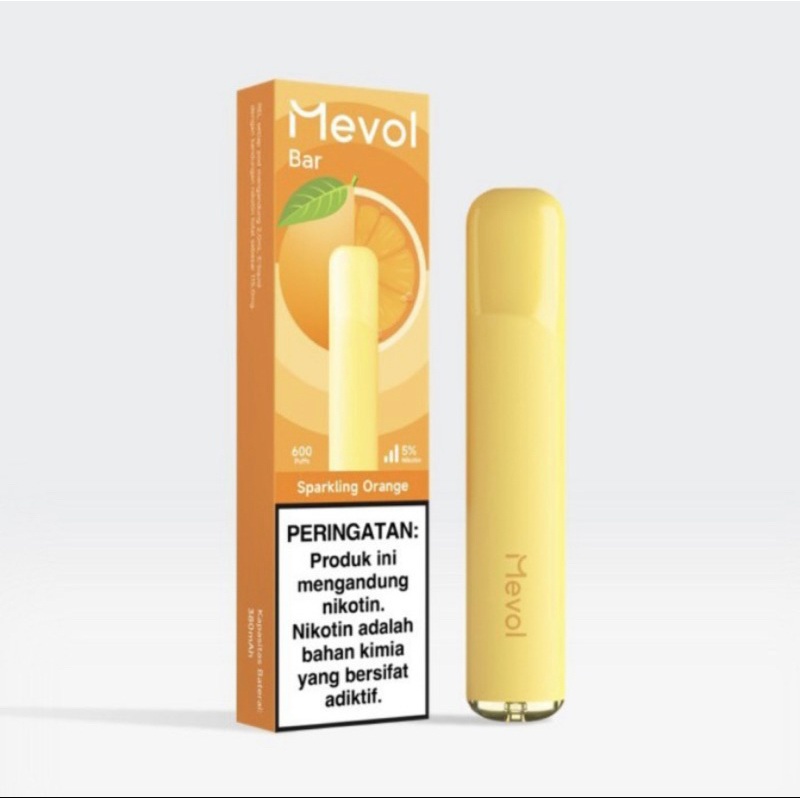 Jual MEVOL BAR VAPE - Sparkling Orange | Shopee Indonesia