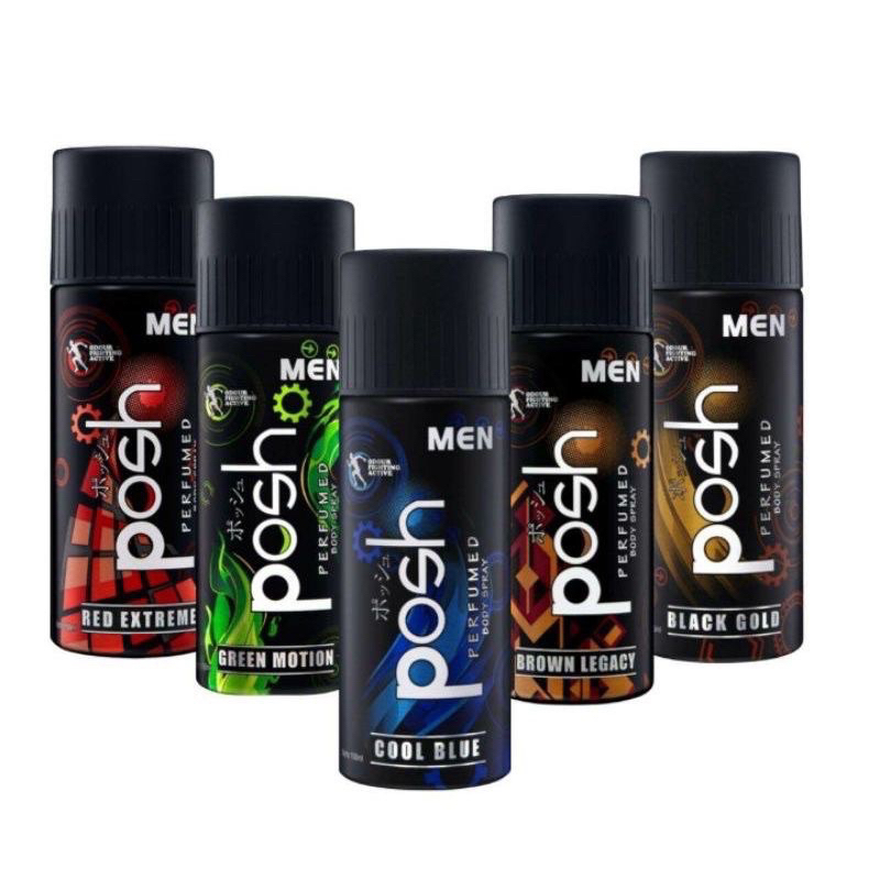 Jual Posh Men Perfumed Body Spray 150ml khusus kalimantan barat ...