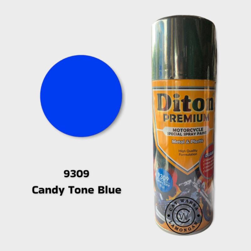 Jual Diton Premium 9309 Candy Tone Blue | Pylox Cat Semprot Pilok Motor ...