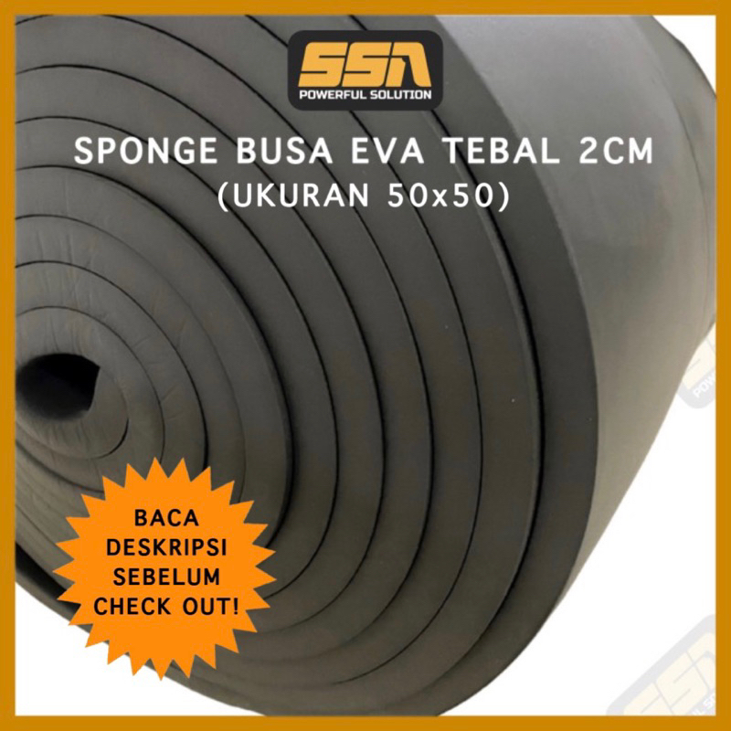 Jual Sponge Busa Eva/Busa Ati (Tebal 2cm, 50x50cm) | Shopee Indonesia
