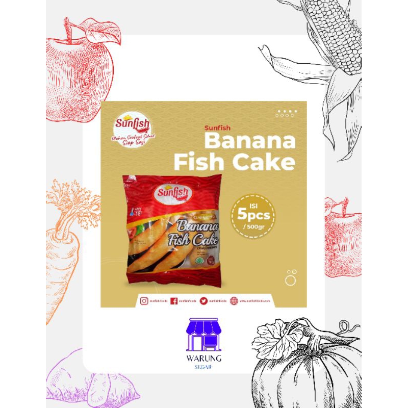 Jual SUNFISH BANANA FISH CAKE 500g | Shopee Indonesia
