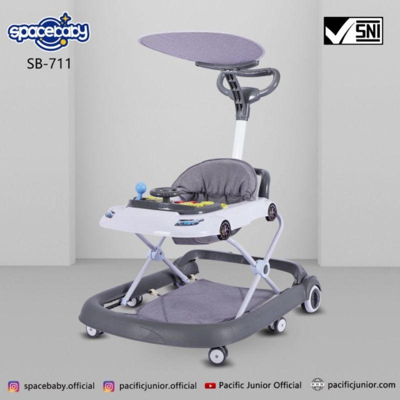 Jual Baby Walker Spacebaby SB 711 3 in 1 Push walker Apolo apollo Alat ...
