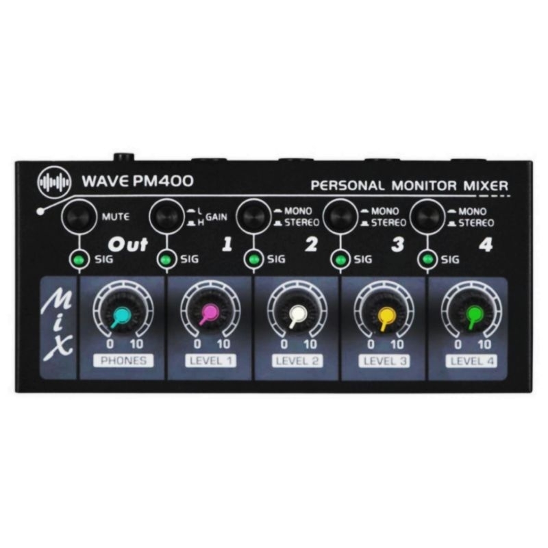 Jual Wave PM400 - Personal Monitor Mixer for Stage Monitoring | Shopee ...
