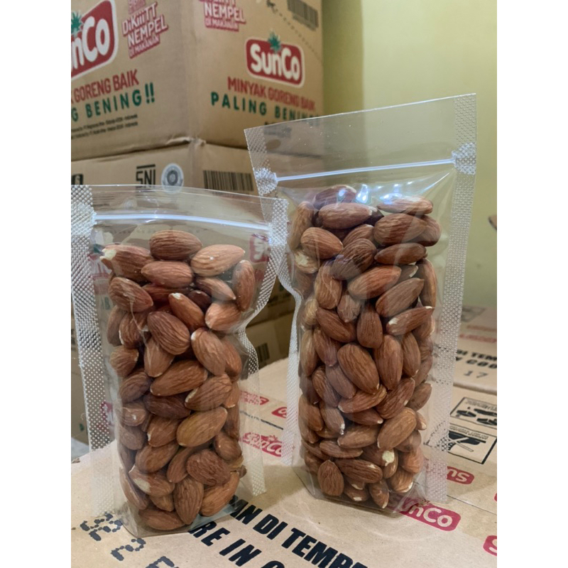 Jual Kacang Almond panggang kemasan 150 gr & 100 g | Shopee Indonesia